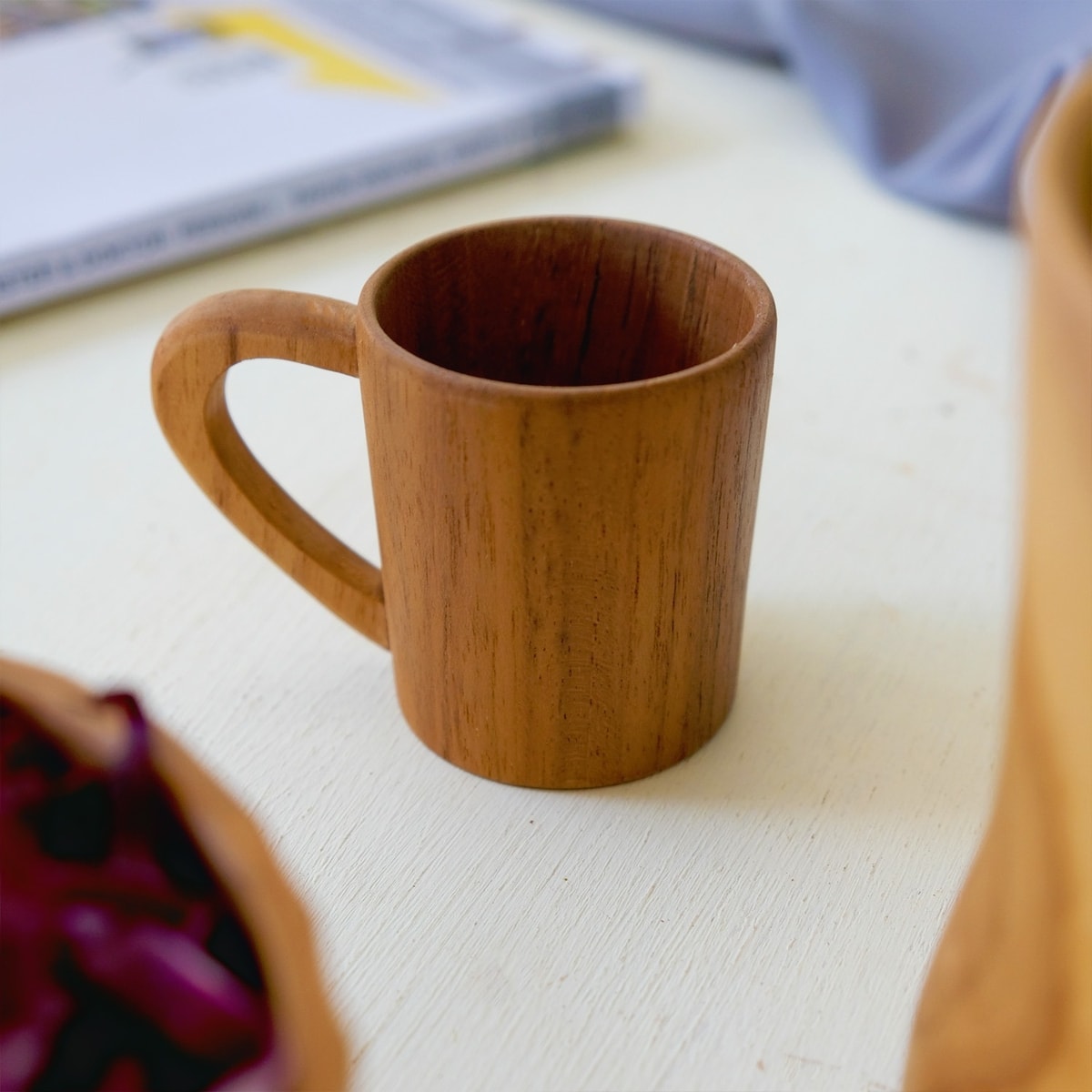 Mug Kayu Handle