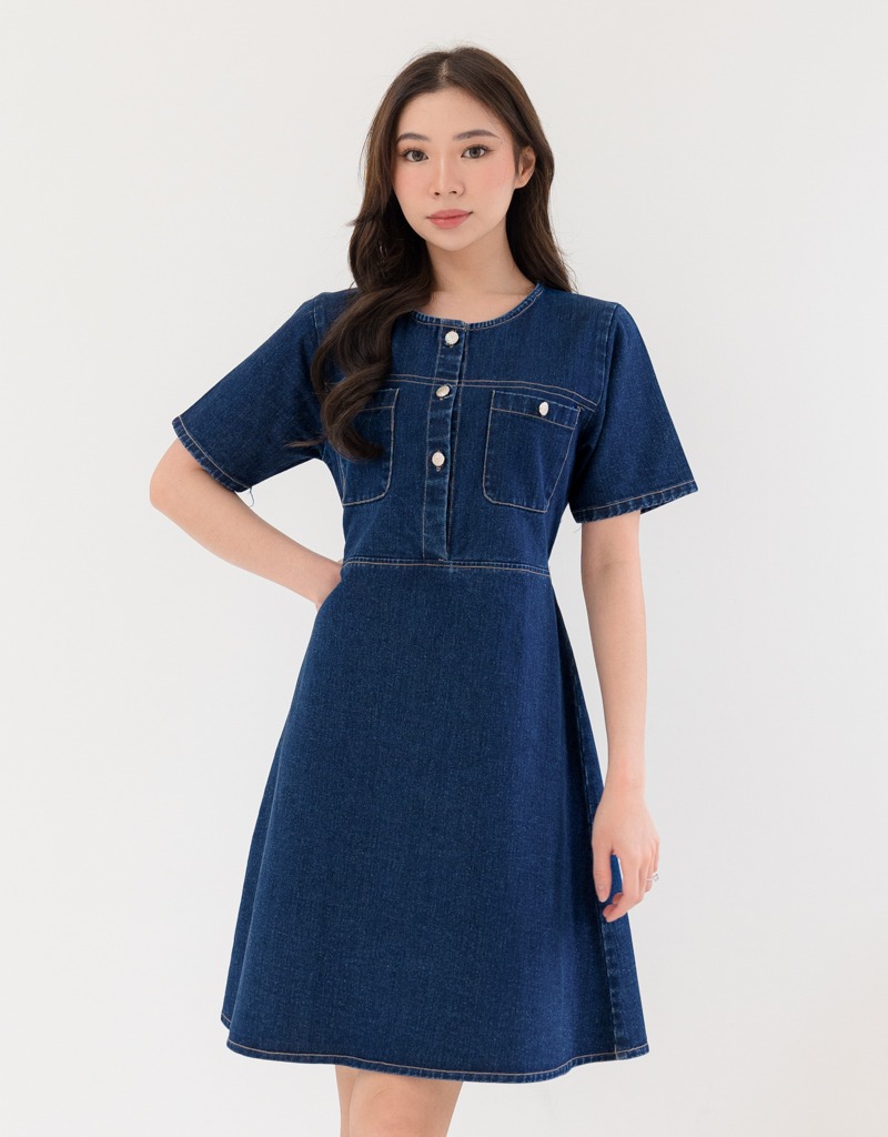 NOVA DENIM DRESS
