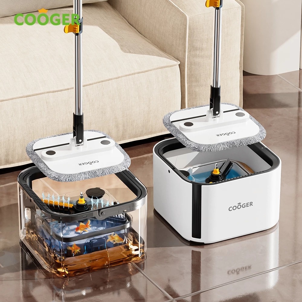 001 - COOGER Alat Pel Lantai Panda Mop Deluxe 2in1