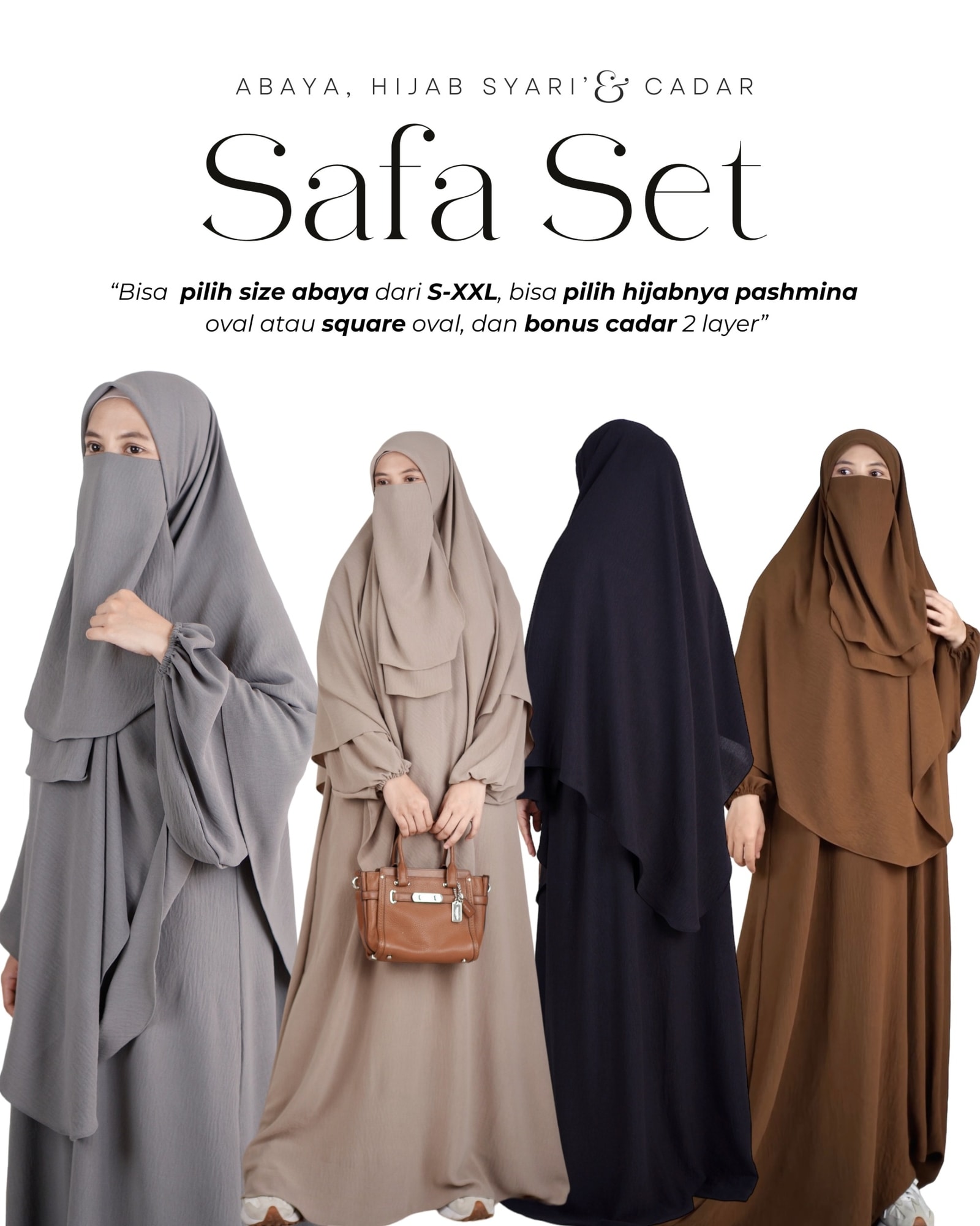 Safa Set - Abaya & Hijab Syari