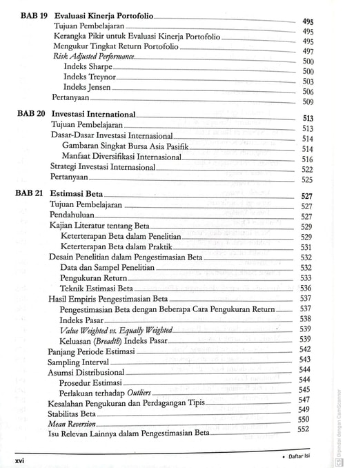 Buku Pasar Modal: Manajemen Portofolio dan Investasi