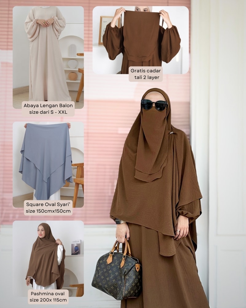 Safa Set - Abaya & Hijab Syari