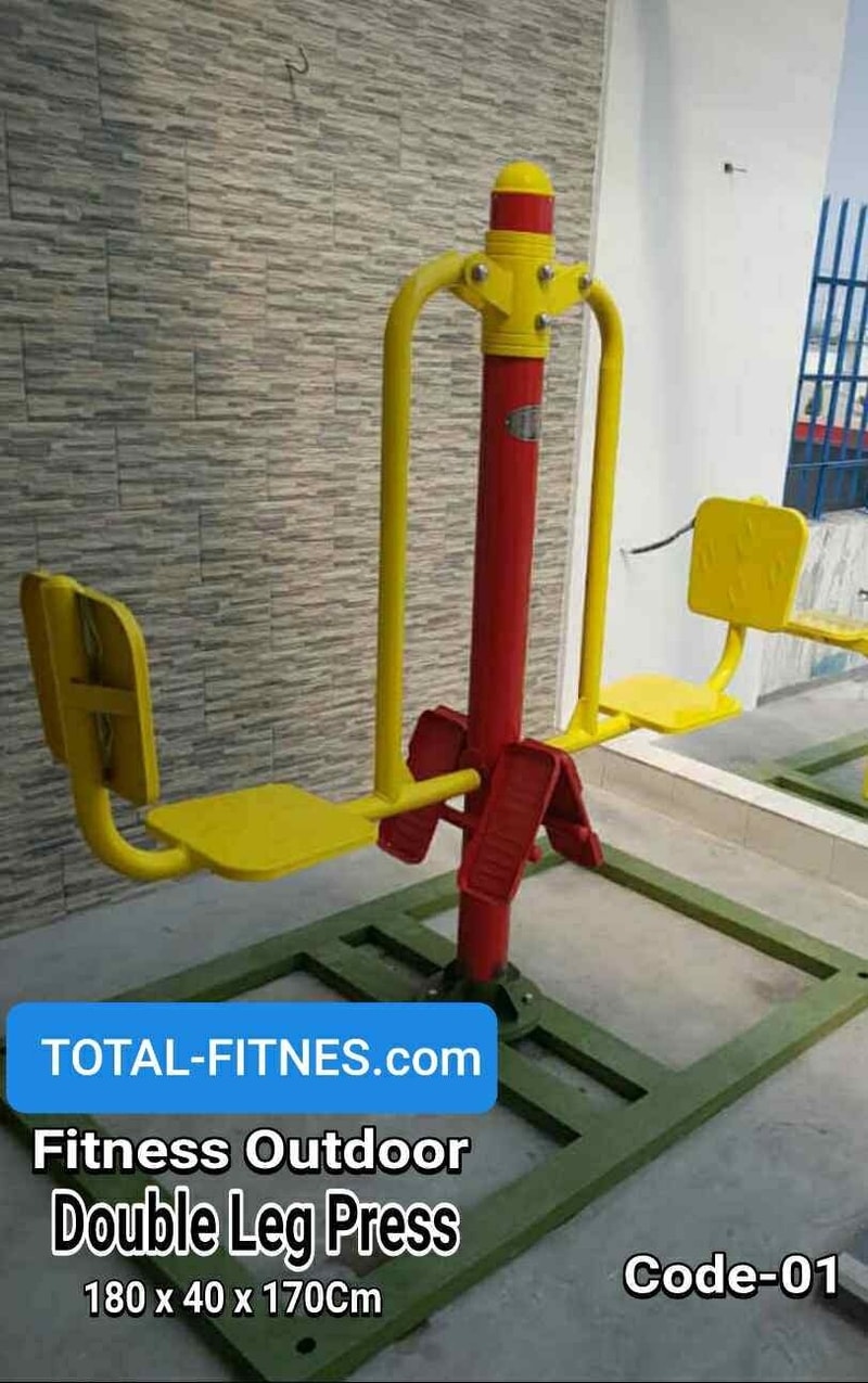Alat Olahraga Outdoor fitness Double Leg Press